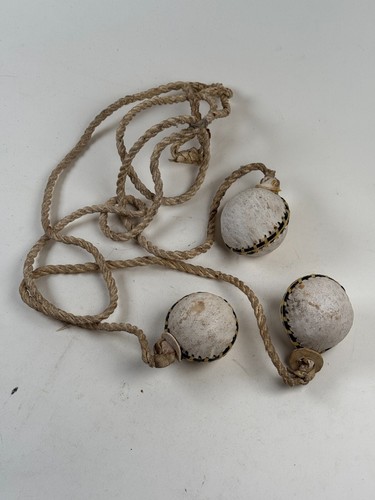 Vintage Gaucho Boleadoras Handmade South American Hunting Bolas Rawhide ...