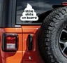 Funny Papa Bear On Board Bumper Sticker Decal Warning Decal Car Baby On ...