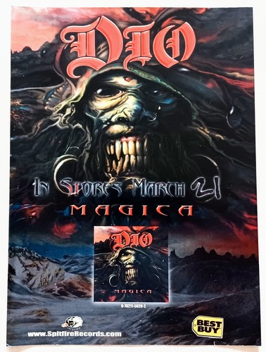 DIO~MAGICA~ORIG 2000 ALBUM PROMO POSTER~PRINT MAGAZINE AD ADVERT PINUP ...