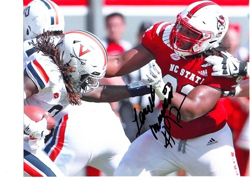 Larrell Murchison North Carolina State signed autographed 8x10 football ...