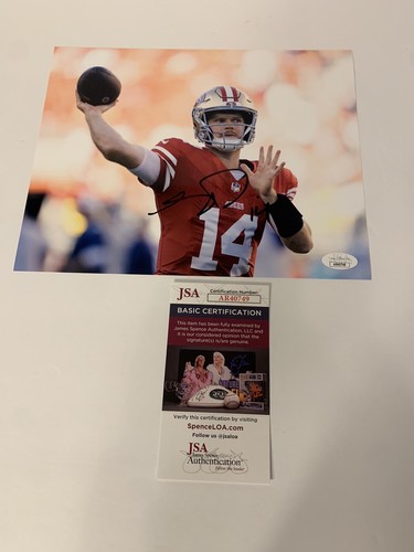 Sam Darnold Signed Autographed 8x10 SF 49ers Photo Jsa Coa ...