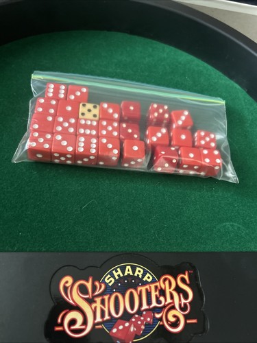Vintage Set of 25 Replacement Dice for 1994 Board Game Sharp Shooters ...