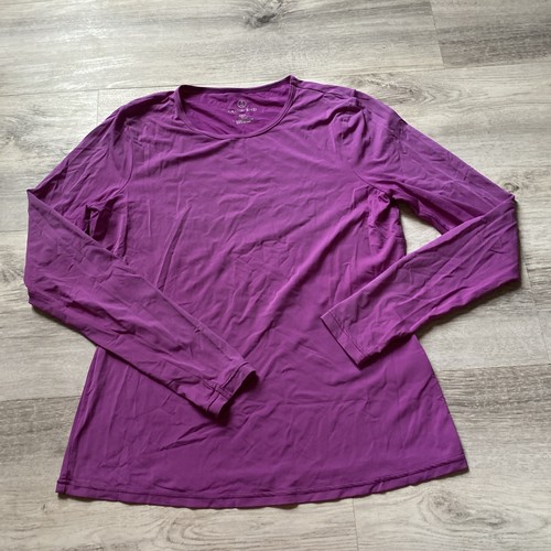 Lands End Purple Long Sleeve Compression Shirt Women’s Size XS | eBay