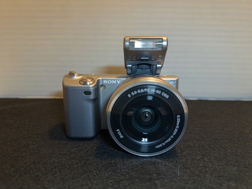 Sony Alpha NEX-5 14.1MP Mirrorless Camera OSS 16-50mm Lens W/ Extras ...