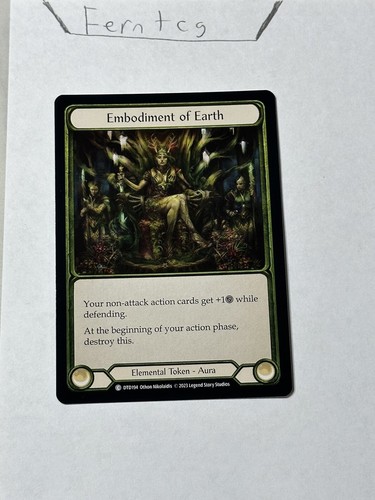 Flesh and Blood Embodiment of Earth Token NM Dusk till Dawn Ships Same ...