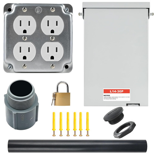 Portable Generator through the Wall Power Transfer Kit, Generator ...