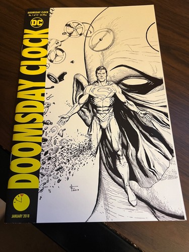 Doomsday Clock #1 Cover D Black & White Variant NM 2017 | eBay