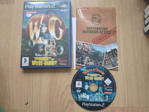 Wallace & Gromit: The Curse of the Were Rabbit (PS2) PlayStation 2 Game ...