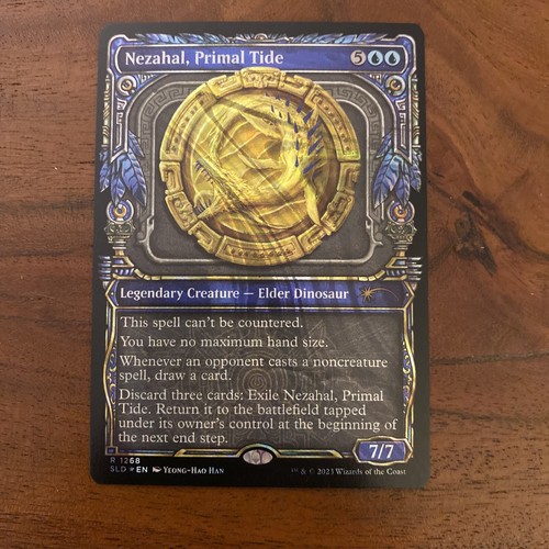 Nezahal, Primal Tide (Halo Foil) [Secret Lair Drop Series] MTG Near ...