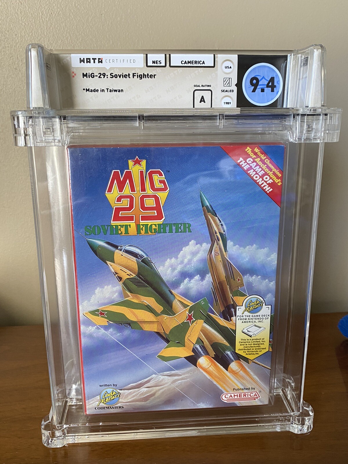 Mig 29 Soviet Fighter Value - GoCollect (nintendo-nes-mig-29-soviet ...