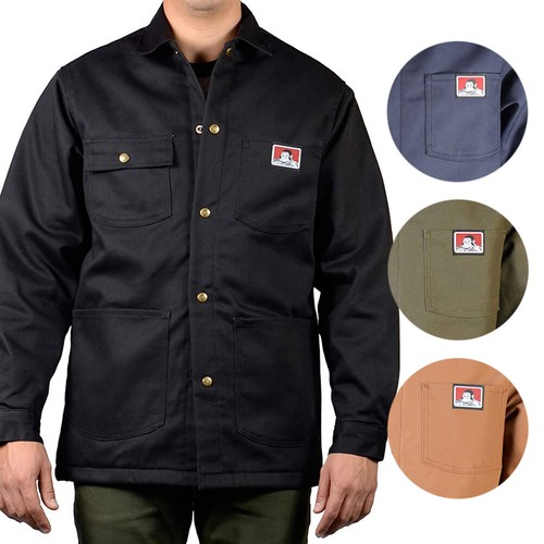 Ben Davis Mens Heavyweight Original Snap Button Front Jacket 398 | eBay
