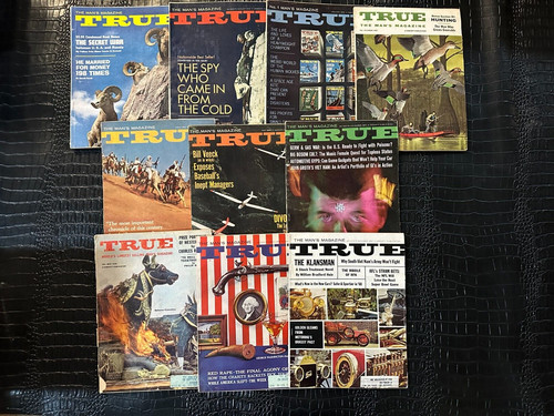 TRUE Mens Adventure magazine Lot Of 10 1950s 1960s | eBay