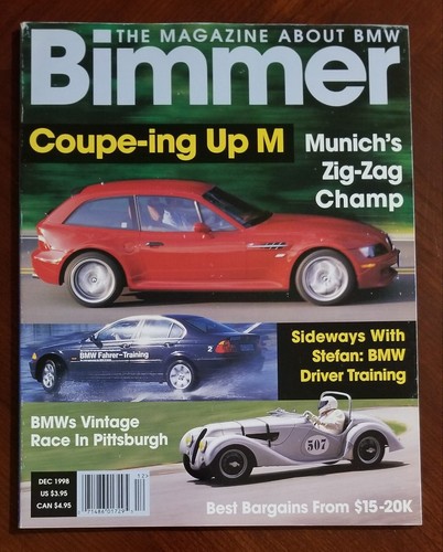 BIMMER BMW Magazine Issue 5 December 1998 M3 Vintage M Coupe 507 | eBay