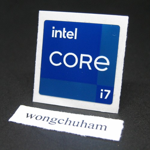 PC Notebook Sticker - intel CORE i7 11th Gen sticker 18mm x 18mm ...