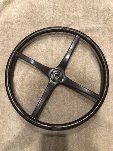 Rare! 1929 Ford Model A Steering Wheel- Brown- Spline Hub- Exceptional ...