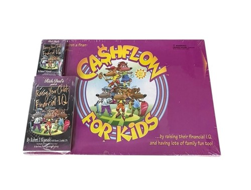 Cashflow For Kids Board Game Rich Dad Robert Kiyosaki includes Book and ...