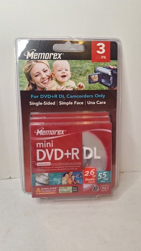 Memorex 3pk Mini DVD+R DL Discs 2.6GB Double Capacity 55min Video | eBay