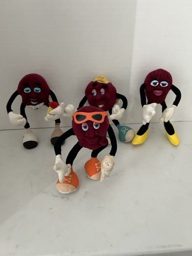 Vtg California Raisins Figures Heard It Through the Grapevine Lot of 4 ...