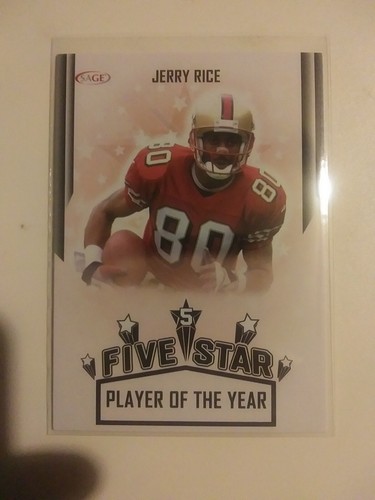 2023 Sage Jerry Rice Five Star Player of the Year insert #FS-2 | eBay