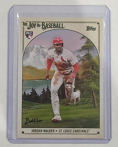 2023 Topps X Bob Ross The Joy of Baseball JORDAN WALKER RC ROOKIE Card ...