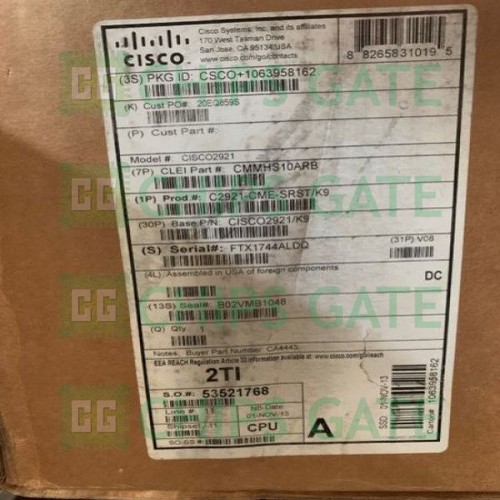 1PCS Used Cisco C2921-CME-SRST/K9 Tested in Good condition | eBay