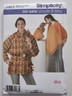 Simplicity 3963 No Sew Easy Jacket Poncho Matching Dog Outfit All Sizes ...