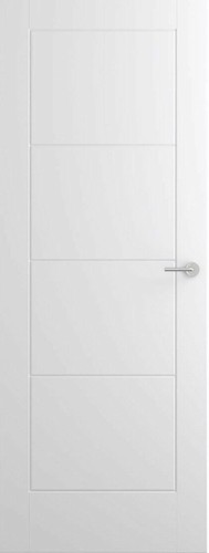 White Internal Doors Ladder 4 Panel Moulded Primed White Interior ...