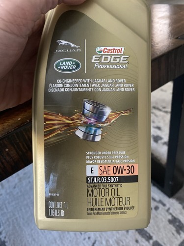 Castrol Edge Professional E 0W-30 OEM Land Rover Jaguar Diesel STJLR.03 ...