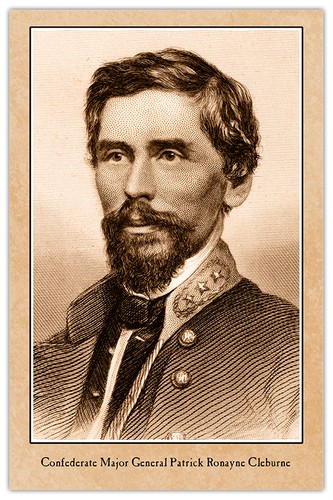 Confederate General PATRICK CLEBURNE Civil War Vintage Photograph Card ...