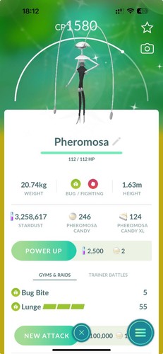 Shiny Pheromosa - TRADE 1 Mil stardust - Read Description | eBay