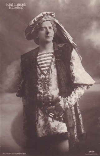OPERA SINGER PHOTO/POSTCARD OF Paul Hansen Berlin tenor in Undine | eBay