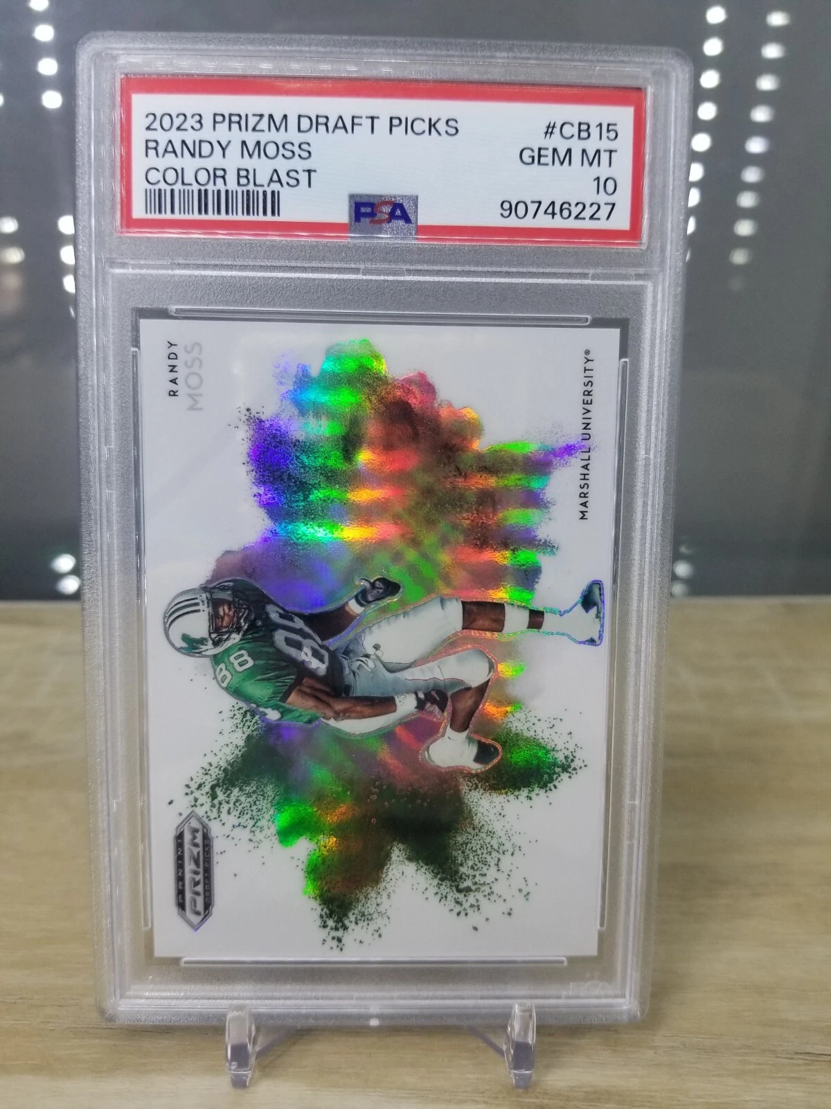 Randy Moss 2023 Prizm Draft Picks #CB-15 Color Blast /(SSP) Price Guide ...