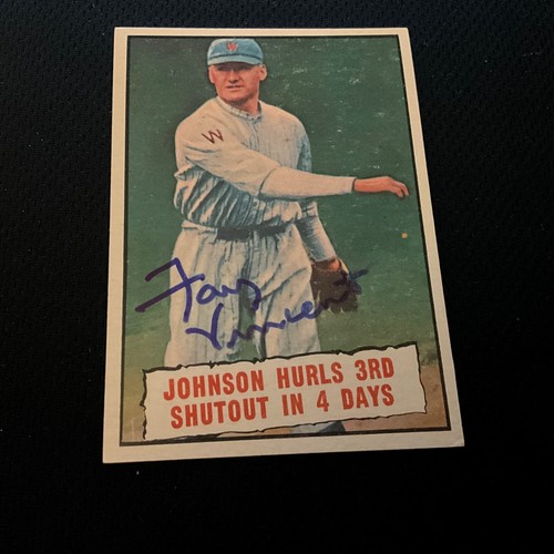 Autographed 1961 Topps reprint FAY VINCENT #M-1 | eBay
