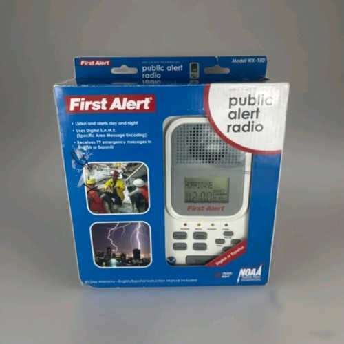 New First Alert WX-150 Radio Receiver For Public Alert NOAA Radio | eBay