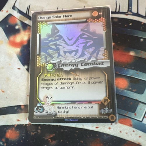 MP DRAGON BALL Z ORANGE SOLAR FLARE Krillin Holo Foil CARD CCG #61 | eBay