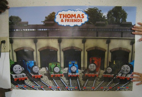 Thomas and Friends Commercial Poster Cast Characters The Tank Engine | eBay