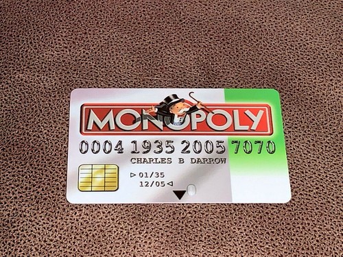 Monopoly 2007 Electronic Banking Replacement Part Green Bank Debit ...