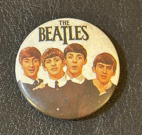 VINTAGE THE BEATLES GROUP SHOT 1963 COLLARLESS SUIT 1" PIN | eBay