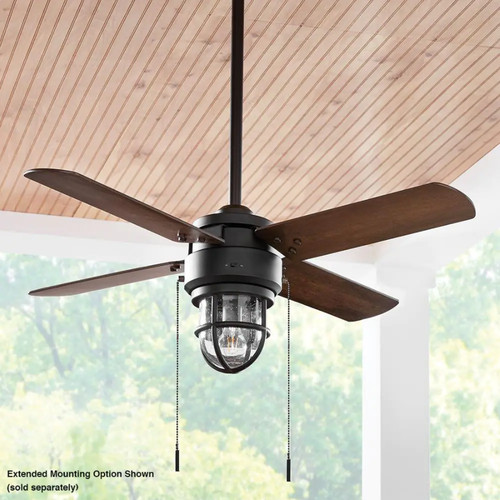 Outdoor 44" Small Nautical Ceiling Fan Cute Patio Porch Light Coast ...
