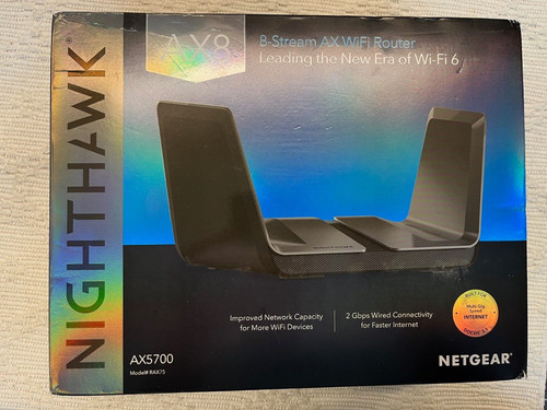 Netgear Nighthawk AX8 8-Stream AX5700 Wi-Fi 6 Router RAX75 | eBay