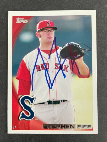 2010 Topps SIGNED: Stephen Fife, RED SOX #37 | eBay