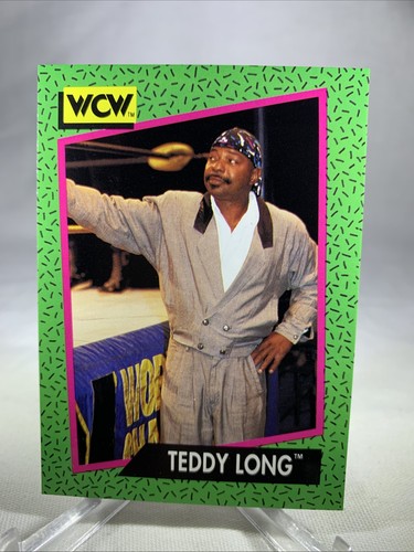 COOL OLDER WRESTLING CARD WCW DOOM MANAGER TEDDY LONG # 152 | eBay