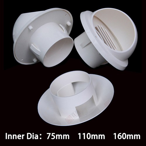 PVC Cap Breathable Cover 75-160mm Wind Rain Caps Water Drain Waste Vent ...