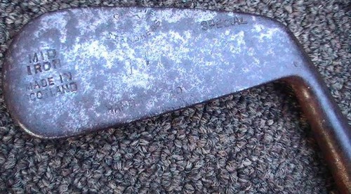 ANTIQUE VINTAGE ROBERT CONDIE ST ANDREWS MID IRON WOOD SHAFT SW B7 | eBay