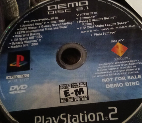 PS2: Demo Disc 2.1 (Sony Playstation 2 Disc Only) ps2 | eBay