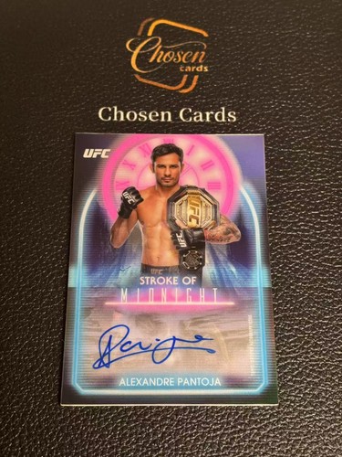 2025 Topps Midnight UFC Stroke Of Midnight Auto Alexandre Pantoja JNG ...