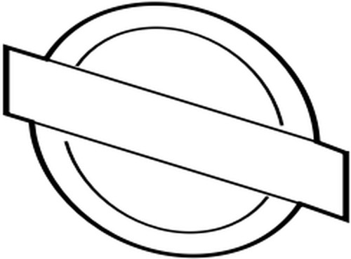 62889-1JA0A Nissan Emblem-radiator grille 628891JA0A, New Genuine OEM ...