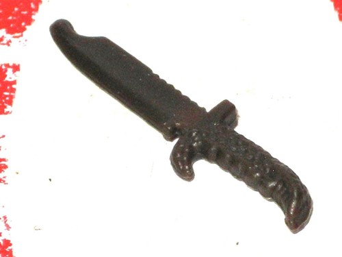 GI Joe Weapon Overkill Brown Knife v2 2003 Original Figure Accessory | eBay