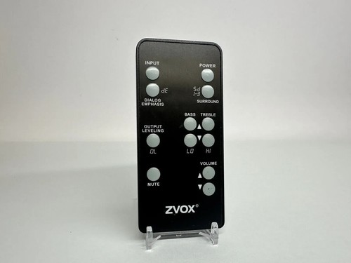 Original ZVOX Remote Control Audio V-Series Z-BASE 220 Sound Bar with ...