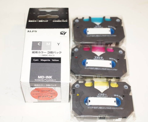 Alps MD Printer Ink Cartridge - MDC-FLC3 Cyan Cyan Magenta Yellow Alps ...